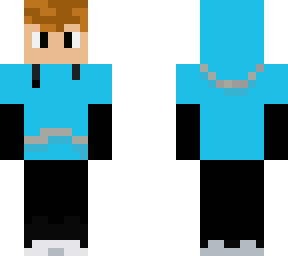 Blue Hoddie Dude | Minecraft Skin