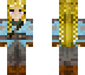 Braided Blonde Adventurer | Minecraft Skin