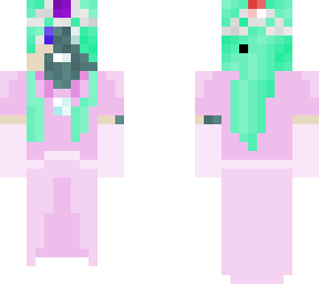 half drowned half human princess | Minecraft Skin