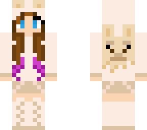 lama girl skin | Minecraft Skin