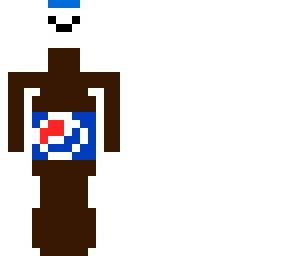 pepsi con cara | Minecraft Skin