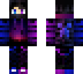 Cool purple and blue skin | Minecraft Skin