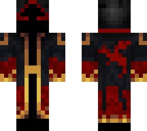dark robe person red | Minecraft Skin