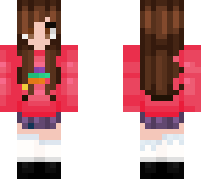 Mabel with brown eyes | Minecraft Skin