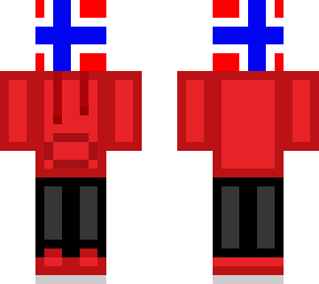 Norway flag | Minecraft Skin