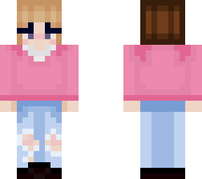 soft core skin with blone fronts | Minecraft Skin