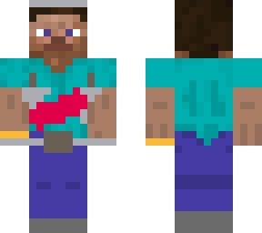 Steve ready for bricks and clay | Minecraft Skin