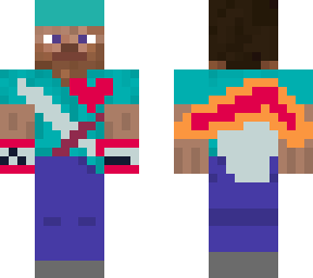 Steve ready for pVp | Minecraft Skin