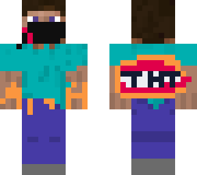 Steve shouting tnt | Minecraft Skin