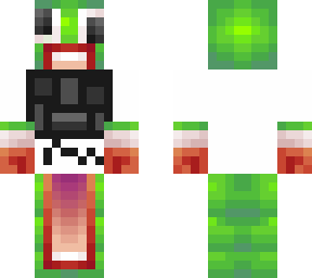 White black and gray frog merch | Minecraft Skin