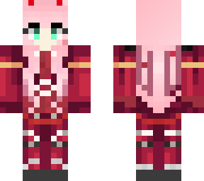 zero two | Minecraft Skin