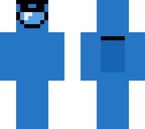 Among us blue withc sunglasses | Minecraft Skin