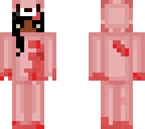 Black girl in gloomy bear onesie | Minecraft Skin
