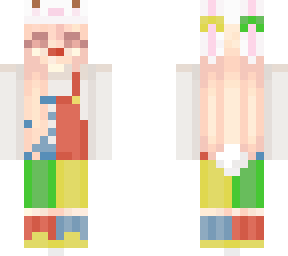 Bunny clown - PeachSouka | Minecraft Skin