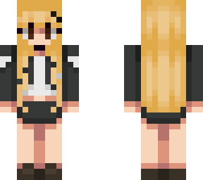 Female Denki Kaminari | Minecraft Skin