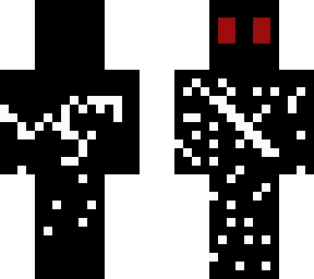 red void stalker corruption cut spreading | Minecraft Skin