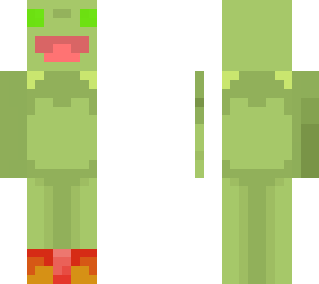 wired frog with bad arm | Minecraft Skin