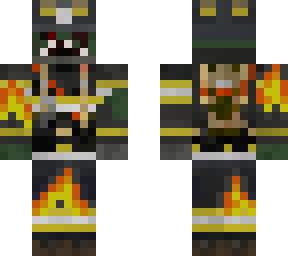 Zombie Firefighter | Minecraft Skin