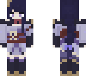 raiden shogun | Minecraft Skins