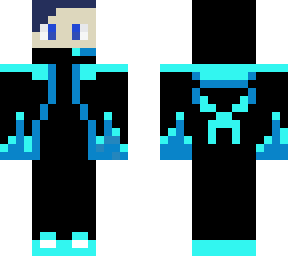 Blue pro gamer but a creeper | Minecraft Skin