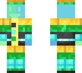 Diamond + Gold + Emerald + Netherite Jacketed Jack Acuncle | Minecraft Skin