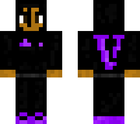 PURPLE LIGHTSKIN VLONE | Minecraft Skin