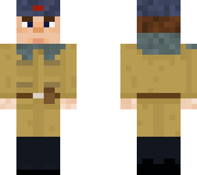 1989-1993 Soviet Officer Winter Afghanka | Minecraft Skin
