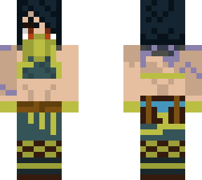 akali league of legends wild rift foxstu | Minecraft Skins