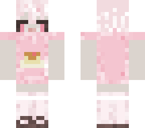flan pink cutecore uwu cute squind | Minecraft Skins