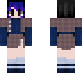 Girl With Dyed Hair | Minecraft Skin