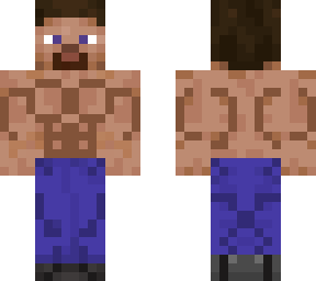 steve strong muscle | Minecraft Skins