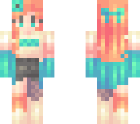 oyster copper turquoise // rce | Minecraft Skin