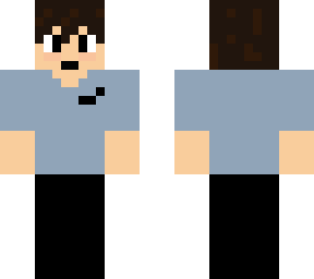 reborn live con blusa celeste | Minecraft Skin