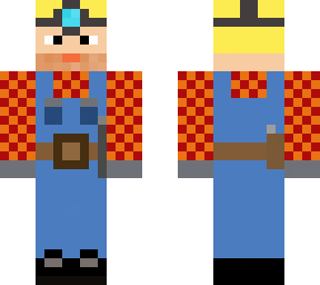 Auron el Constructor | Minecraft Skin