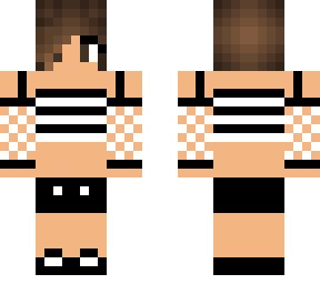 Cute girl with belly | Minecraft Skin