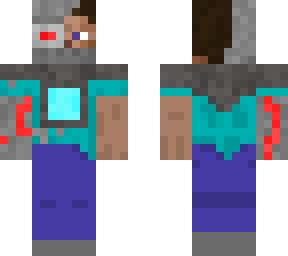 cyborg steve | Minecraft Skins