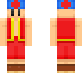 Fire Blue Toad | Minecraft Skin