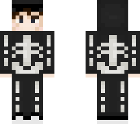 Skeleton Skin Updated I Have A Fringe Now | Minecraft Skin
