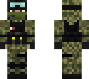 Soldado mexicano | Minecraft Skin