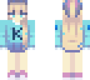 blue girl | Minecraft Skin
