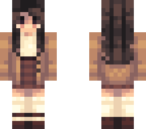 caramel studies // girl | Minecraft Skin
