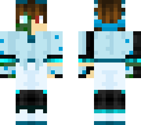 Coolzombieboy Aqua Axolotls | Minecraft Skin