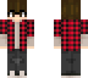 Elmariana Camisa Cuadros Minecraft Skin