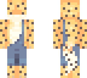 leopard gecko in overals | Minecraft Skin