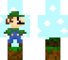 Shaded Luigi | Minecraft Skin