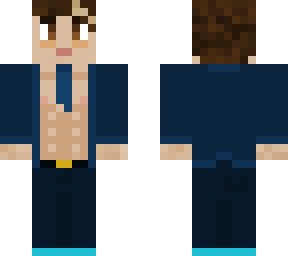 Boy uwu in smoking opened | Minecraft Skin