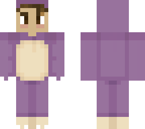 Boy uwu wearing a pink, otaku pijama | Minecraft Skin