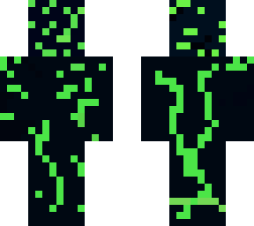 Green pixelated 2.0 | Minecraft Skin