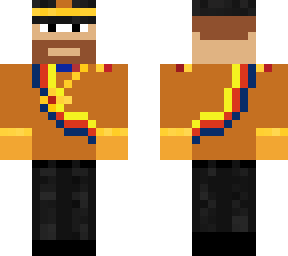 Orange Dictator | Minecraft Skin