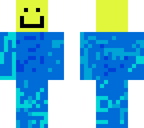 blue happy face | Minecraft Skin